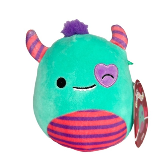 Squishmallows | Toys | Squishmallows Leon Valentine Monster Stuffed Toy ...